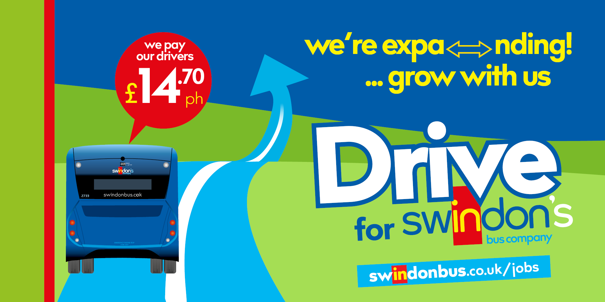 Drive for Swindon Bus! NEW INCREASED WAGE! - Swindon's Bus Company