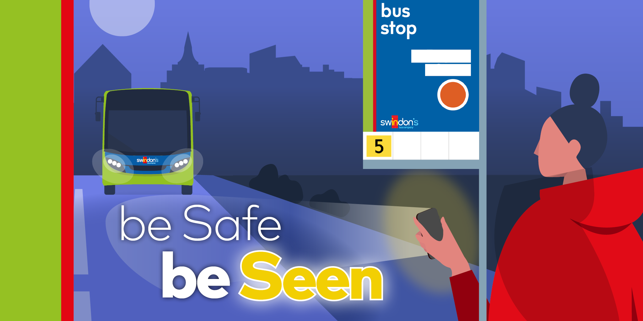 Be safe and be seen this winter - Swindon's Bus Company