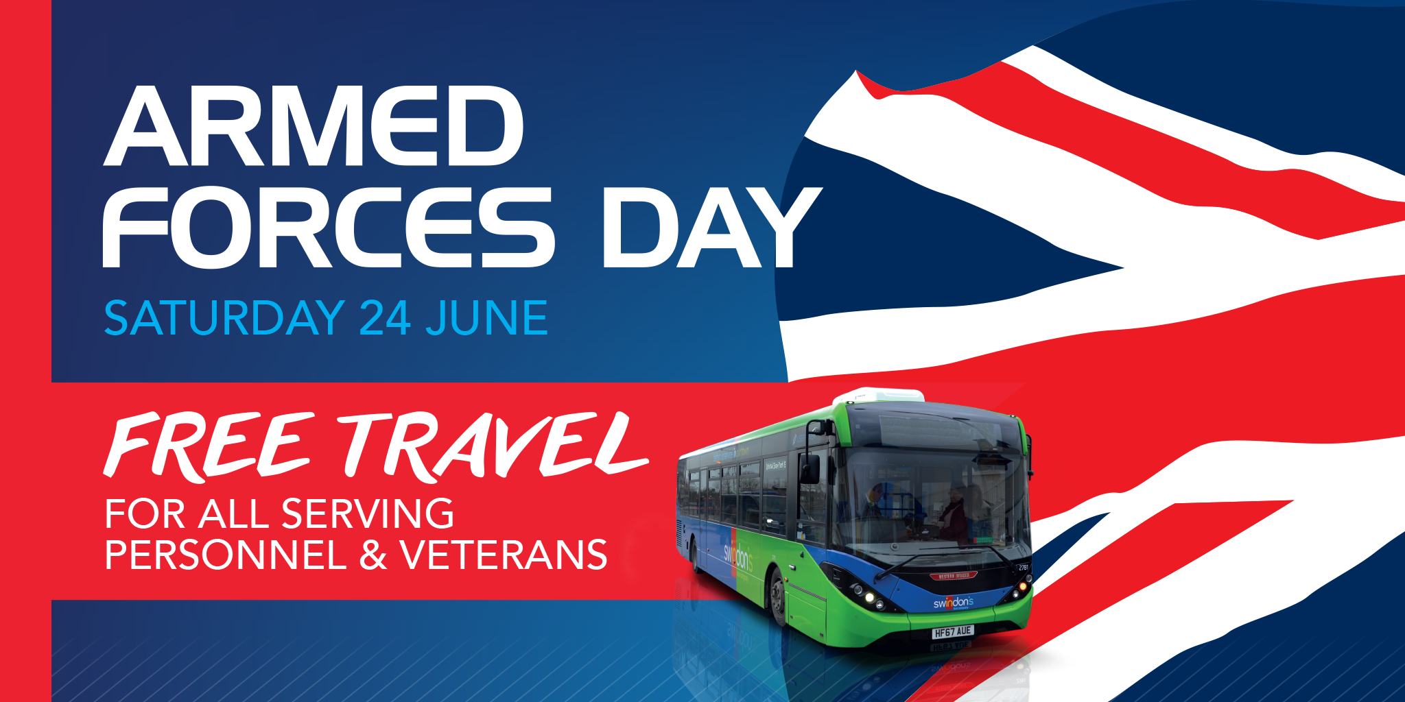 Free travel for military personnel on Armed Forces Day - Swindon's Bus ...