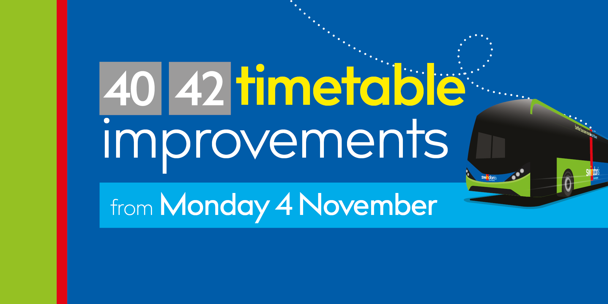 Timetable improvements for services 40 & 42 - Swindon's Bus Company