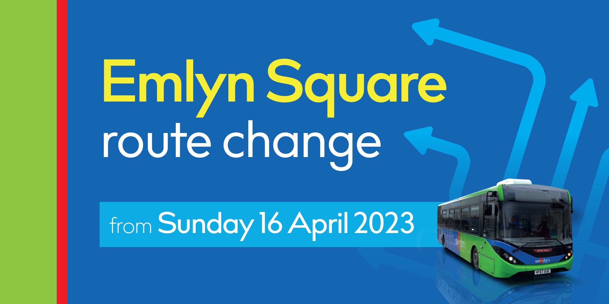 Emlyn Square route change - Swindon's Bus Company