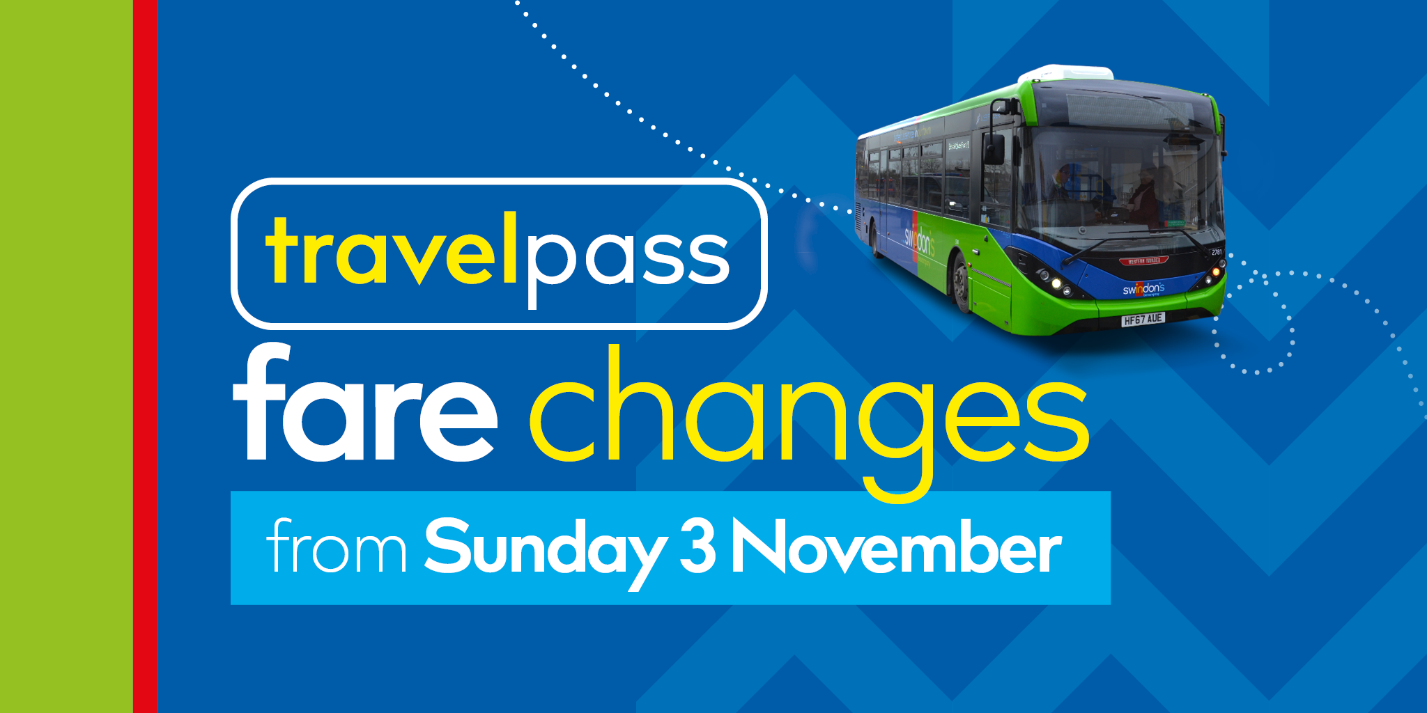 TravelPass fare changes from 3 November - Swindon's Bus Company
