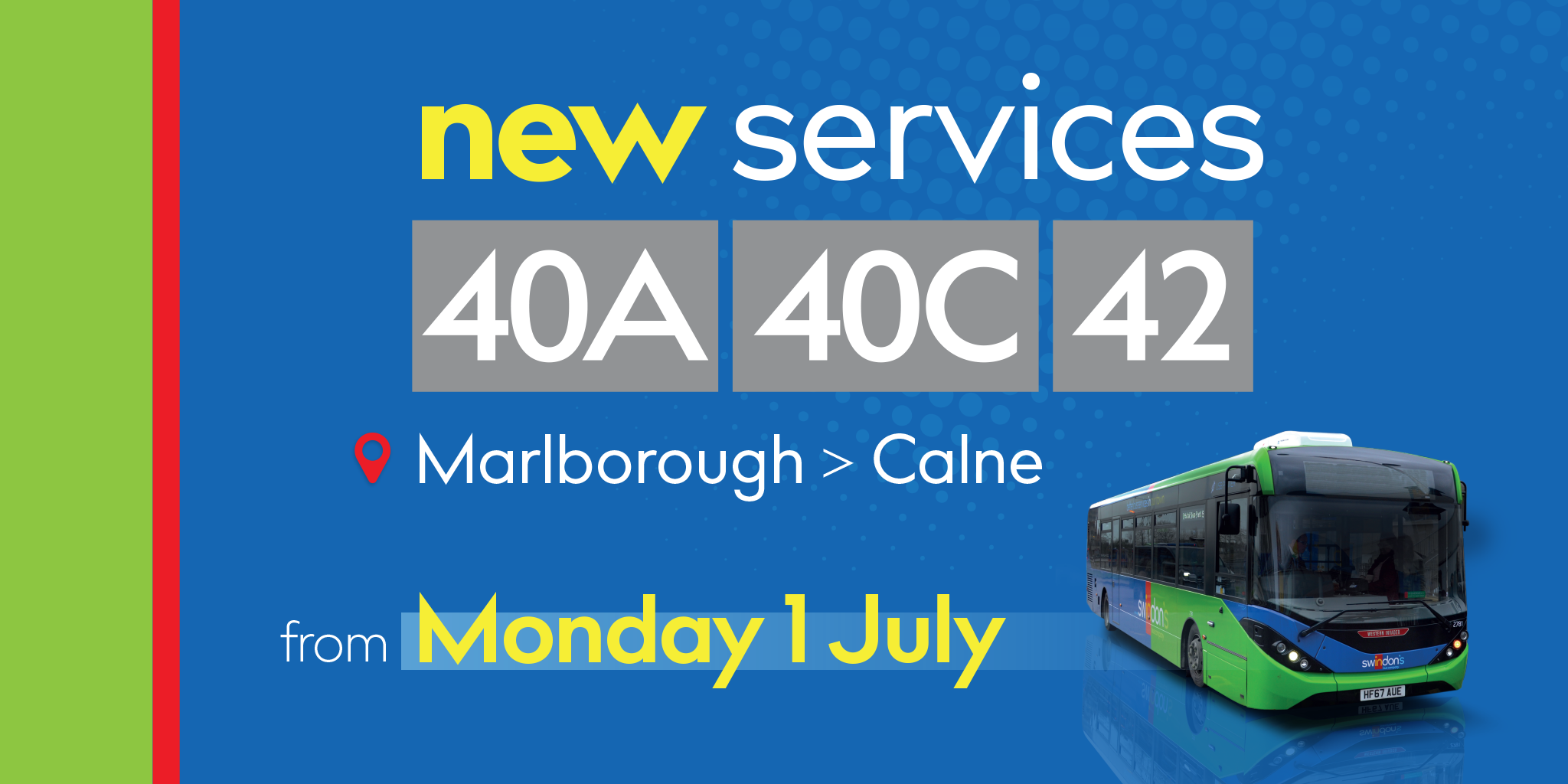 New Marlborough to Calne services from Monday 1 July - Swindon's Bus ...