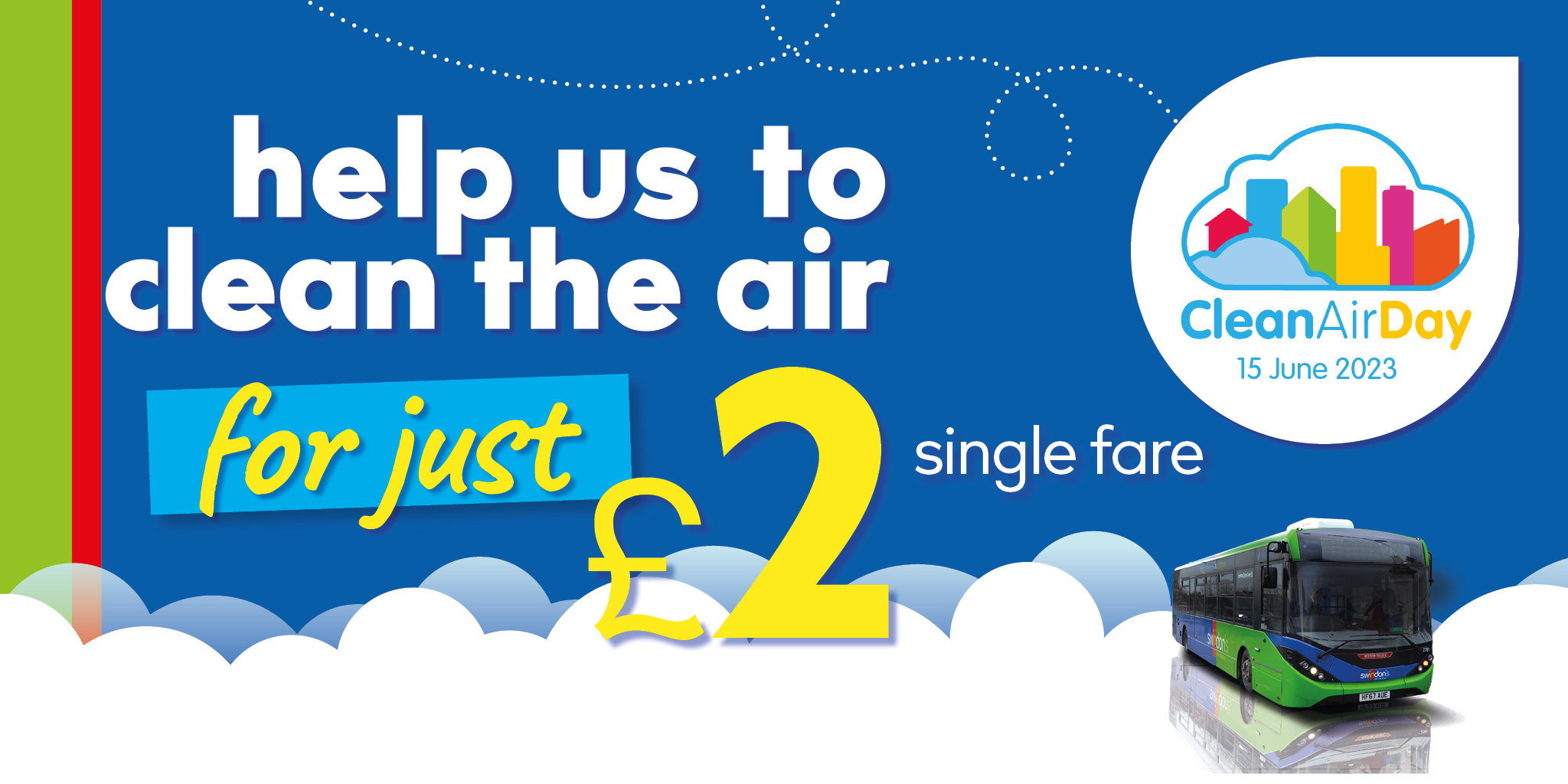 Jump on board for Clean Air Day! - Swindon's Bus Company