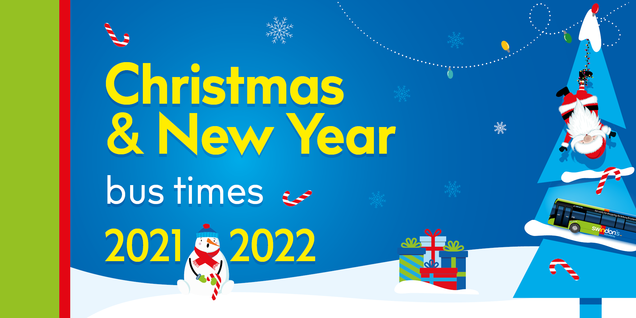 Christmas and New Year bus times - Swindon's Bus Company