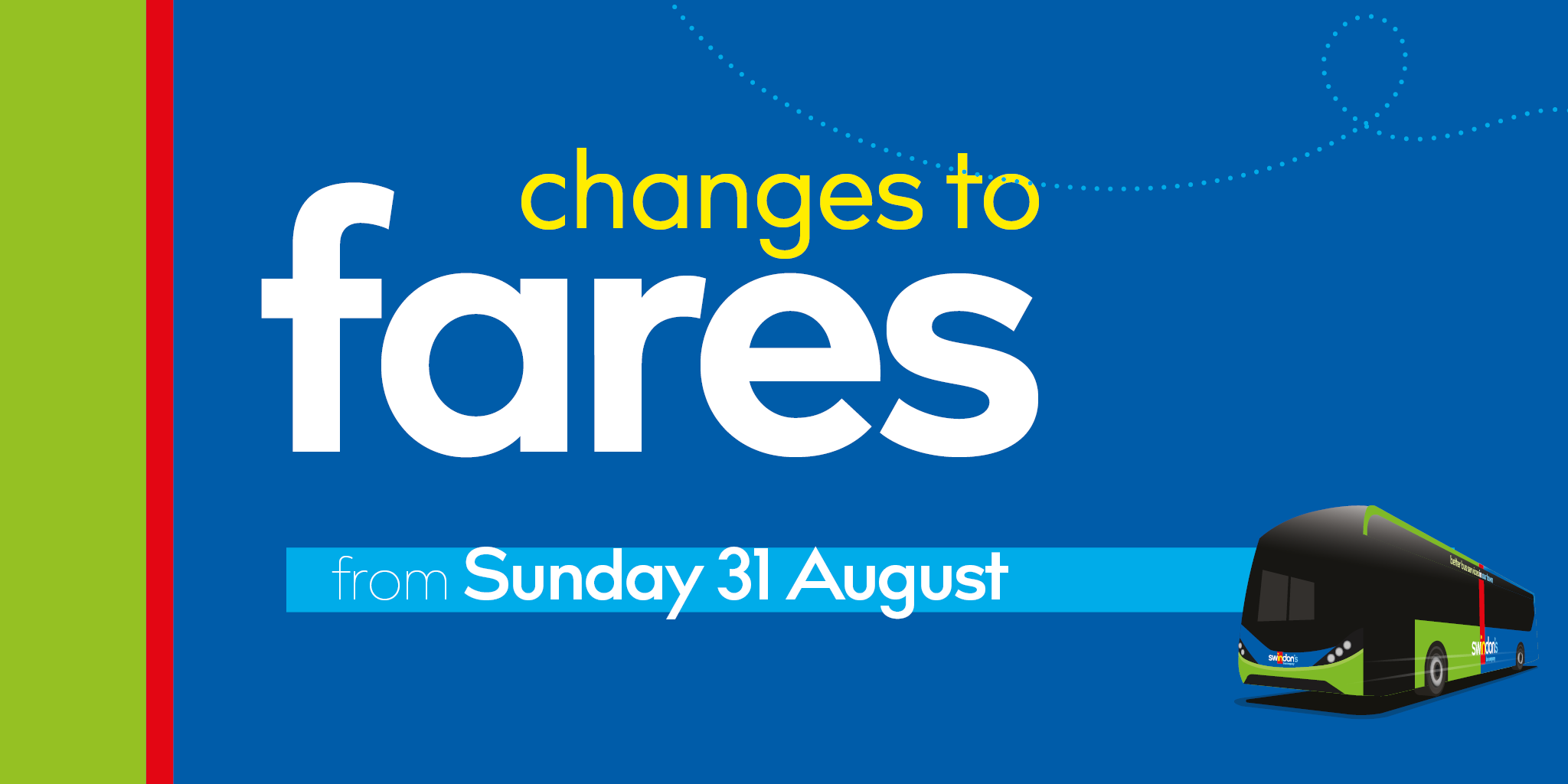Fare changes from Sunday 31 August - Swindon's Bus Company