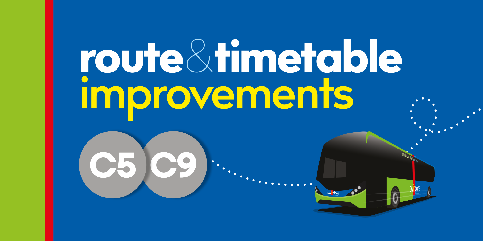 C9 more often, C5 goes further—starting 29 Sept! - Swindon's Bus Company