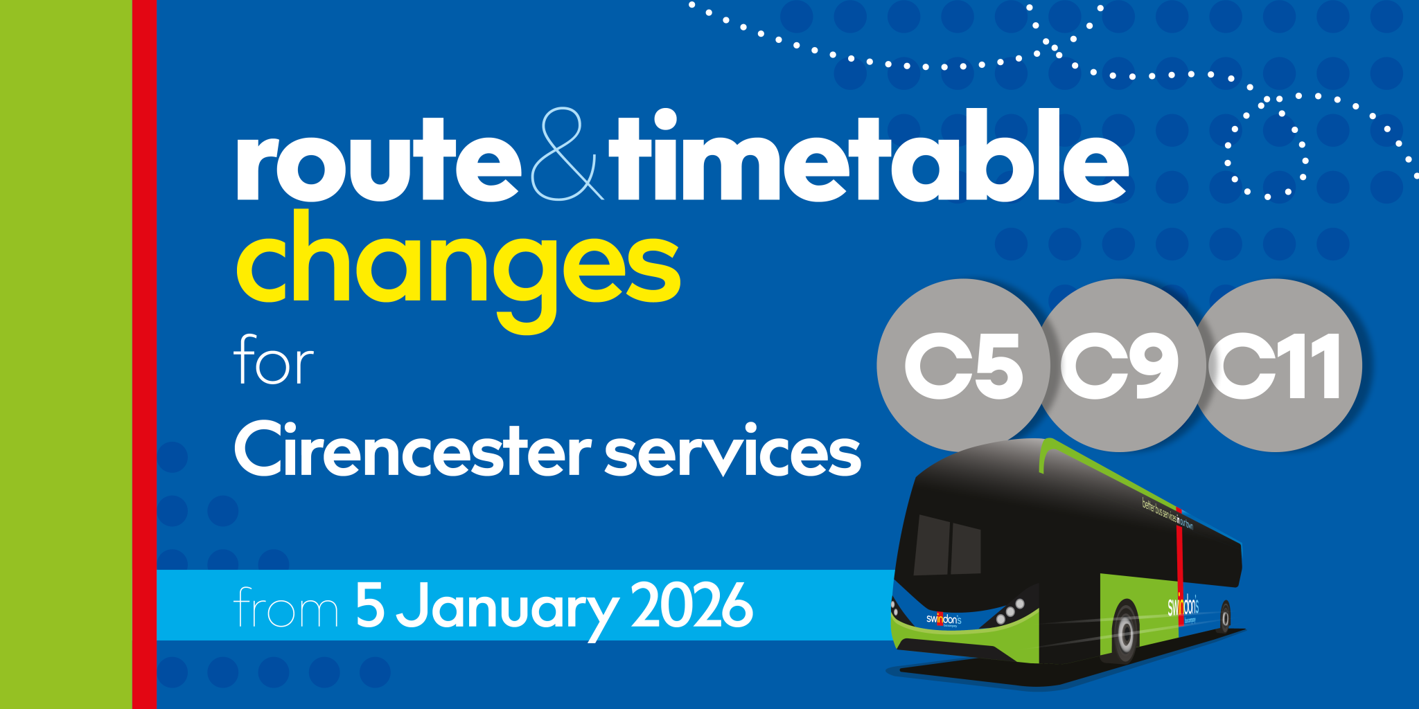 Route & timetable changes to Cirencester services C5, C9 & C11 ...